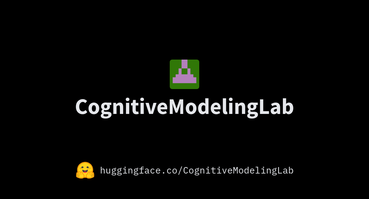 CognitiveModelingLab (Cognitive Modeling Lab) CognitiveModelingLab (Cognitive Modeling Lab)