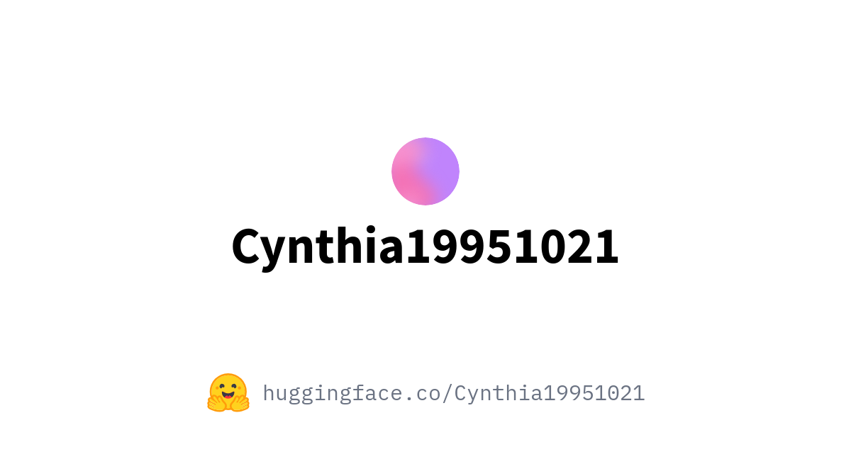 Cynthia19951021 Cynthiazhong