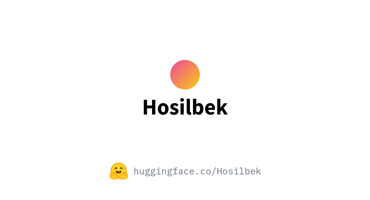Hosilbek (Abdusalomov Hosilbek Abdunabi o'g'li) Hosilbek (Abdusalomov Hosilbek Abdunabi o'g'li)