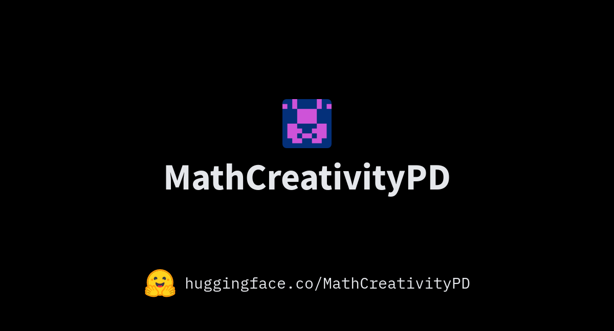 MathCreativityPD (Mathematical Creativity AI Driven PD)