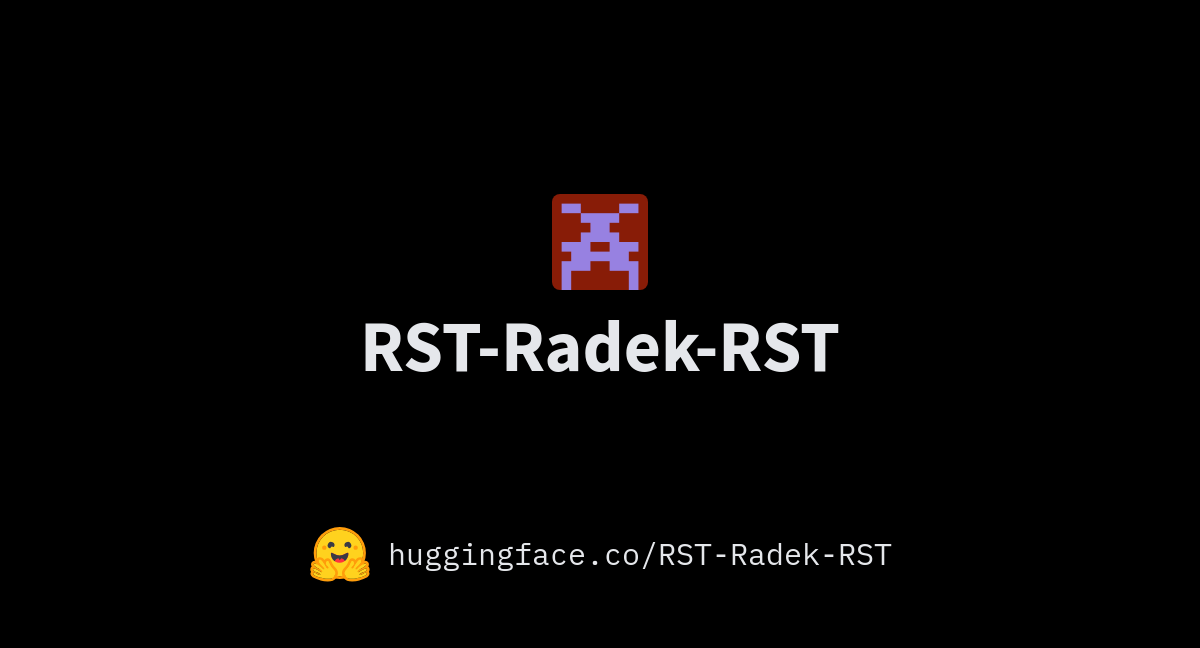 RST-Radek-RST (Radek Štencl Trust)