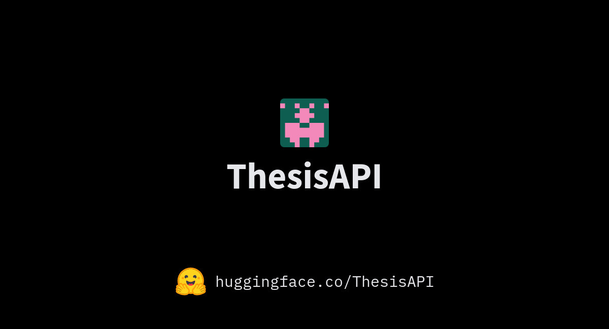 ThesisAPI (Master Thesis) ThesisAPI (Master Thesis)