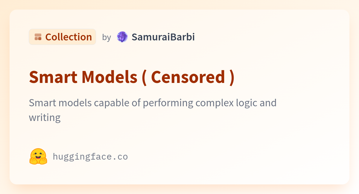 Smart Models ( Censored ) - a SamuraiBarbi Collection Smart Models ( Censored ) - a SamuraiBarbi Collection