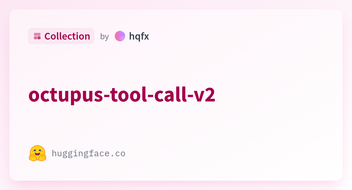 Octupus Tool Call V2 A Hqfx Collection