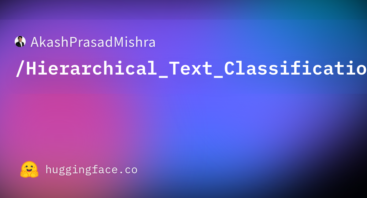 Akashprasadmishra Hierarchical Text Classification Intent Classification · Datasets At Hugging Face