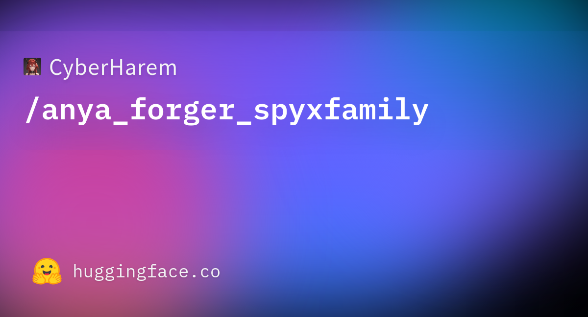 CyberHarem/anya_forger_spyxfamily · Datasets at Hugging Face CyberHarem/anya_forger_spyxfamily · Datasets at Hugging Face