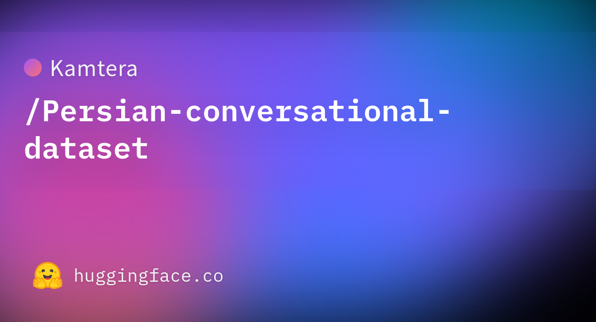 Kamtera/Persian-conversational-dataset at main Kamtera/Persian-conversational-dataset at main