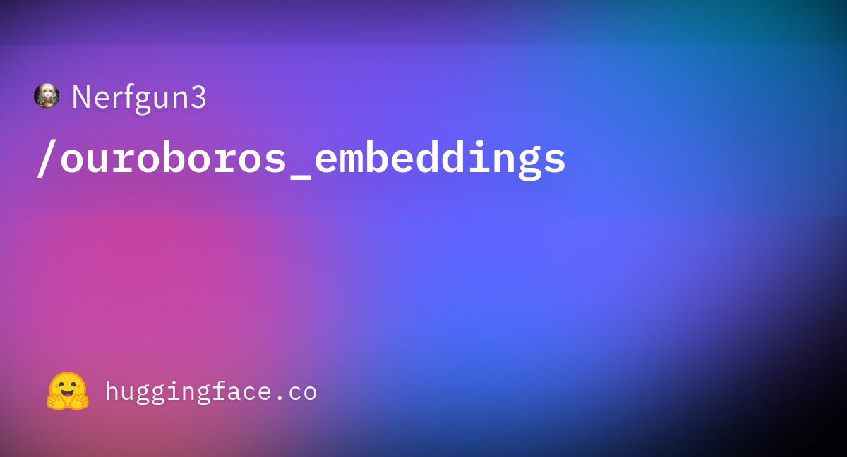 Nerfgun3/ouroboros_embeddings at main Nerfgun3/ouroboros_embeddings at main