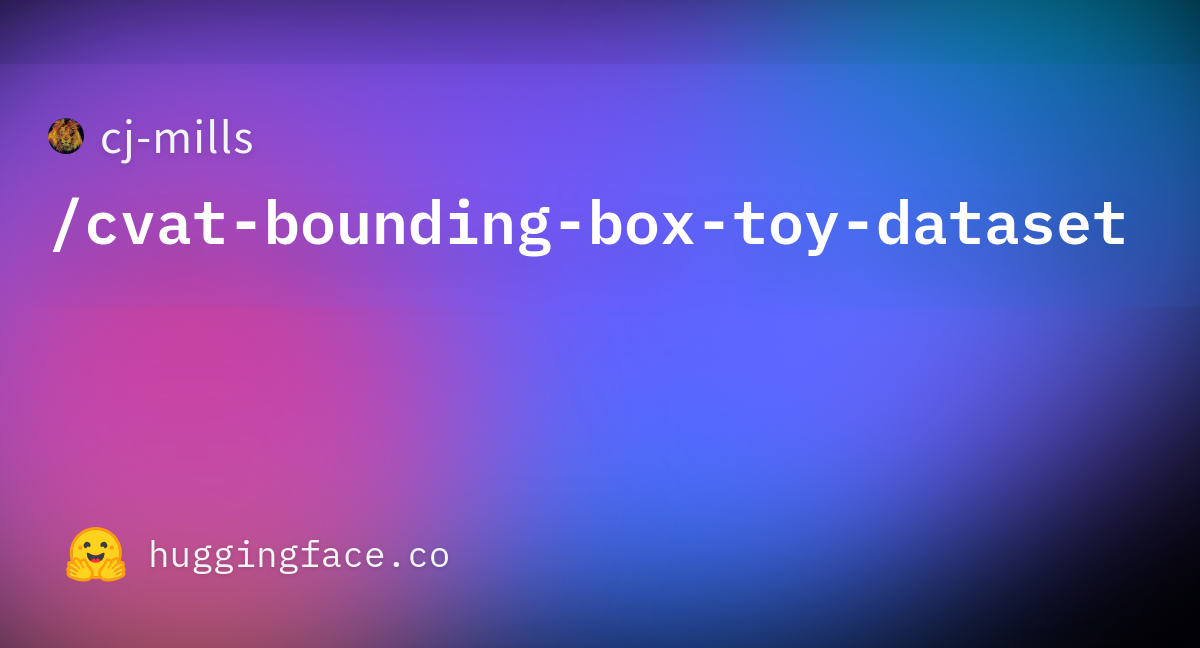cj-mills/cvat-bounding-box-toy-dataset at main cj-mills/cvat-bounding-box-toy-dataset at main