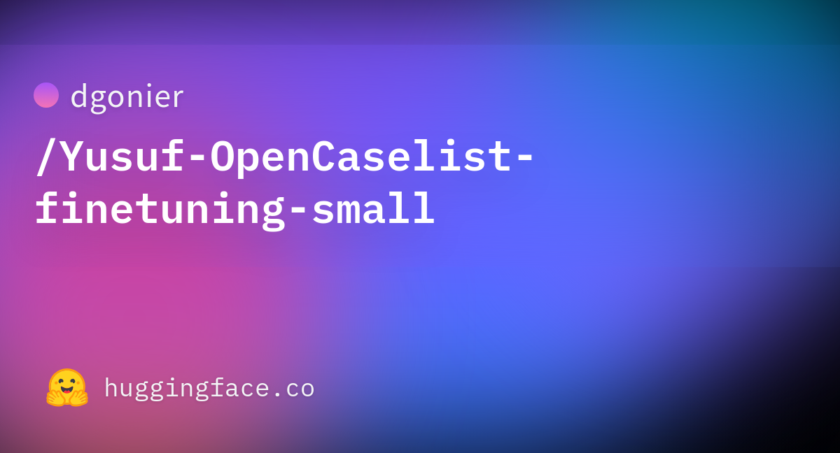 dgonier/Yusuf-OpenCaselist-finetuning-small · Datasets at Hugging Face dgonier/Yusuf-OpenCaselist-finetuning-small · Datasets at Hugging Face