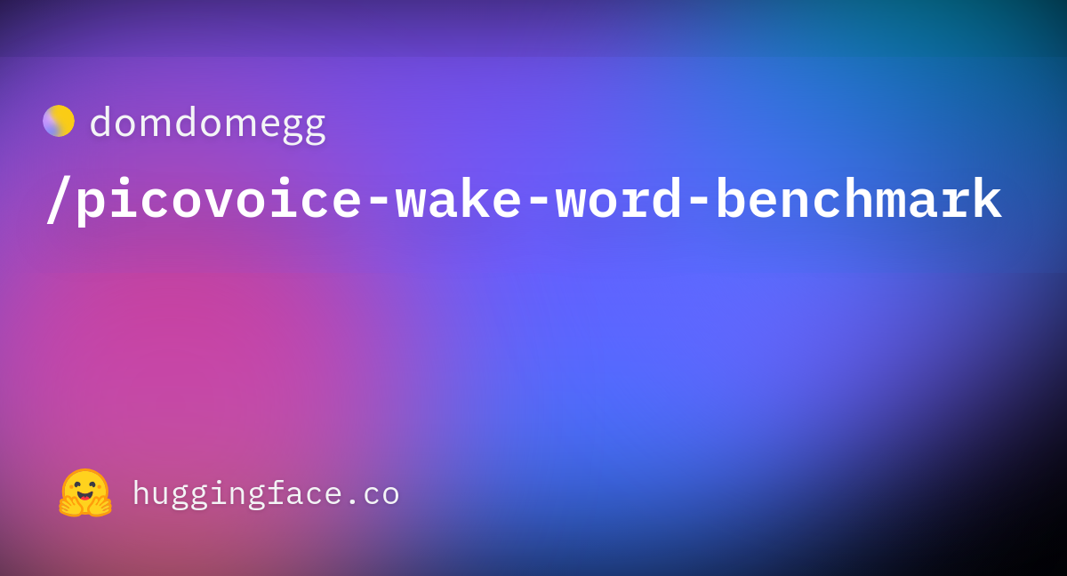domdomegg/picovoice-wake-word-benchmark · Datasets at Hugging Face domdomegg/picovoice-wake-word-benchmark · Datasets at Hugging Face