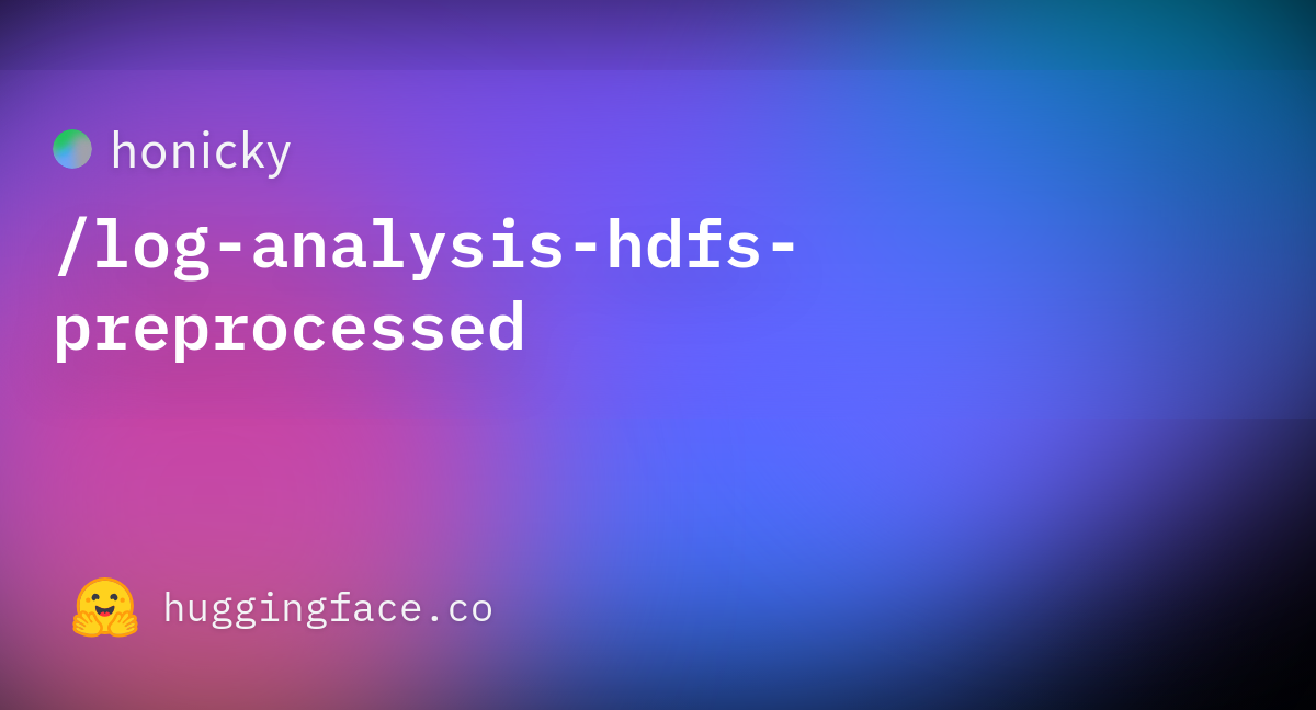 honicky/log-analysis-hdfs-preprocessed · Datasets at Hugging Face honicky/log-analysis-hdfs-preprocessed · Datasets at Hugging Face