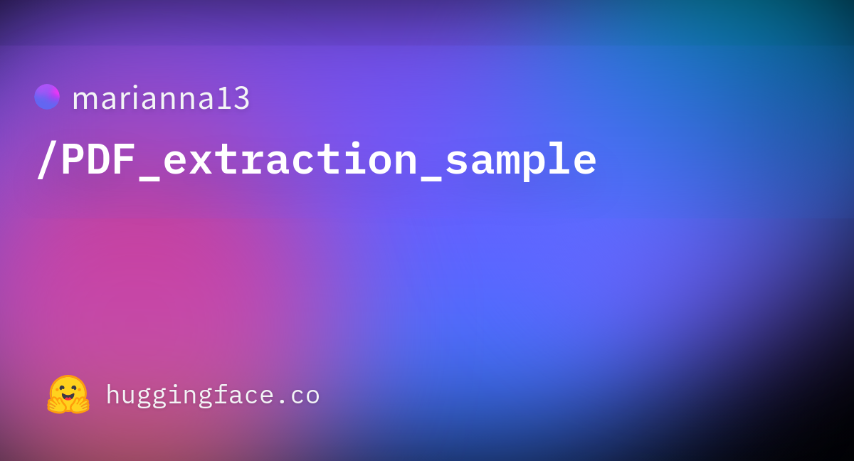 Marianna13 Pdf Extraction Sample · Datasets At Hugging Face