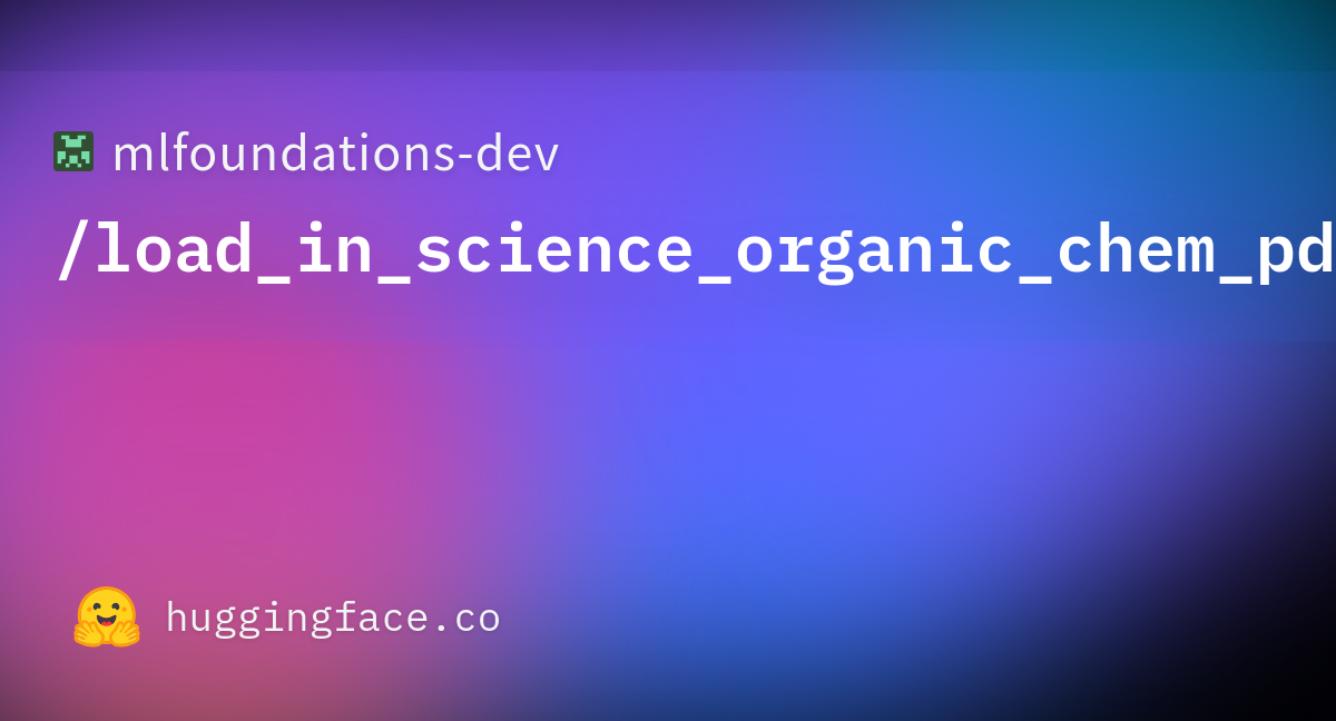 README.md · mlfoundations-dev/load_in_science_organic_chem_pdfs at main README.md · mlfoundations-dev/load_in_science_organic_chem_pdfs at main