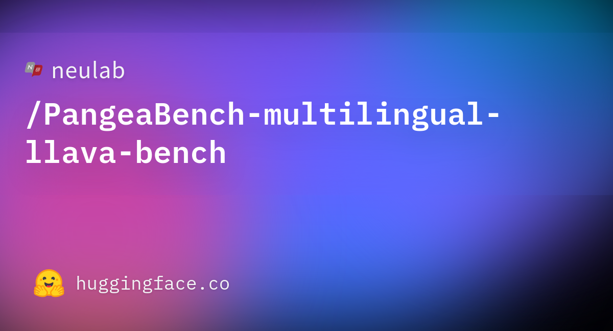 neulab/PangeaBench-multilingual-llava-bench · Datasets at Hugging Face neulab/PangeaBench-multilingual-llava-bench · Datasets at Hugging Face