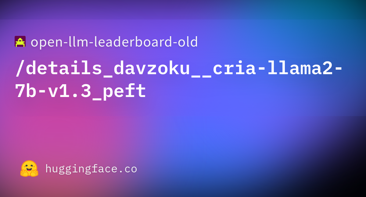 open-llm-leaderboard/details_davzoku__cria-llama2-7b-v1.3_peft ... open-llm-leaderboard/details_davzoku__cria-llama2-7b-v1.3_peft ...