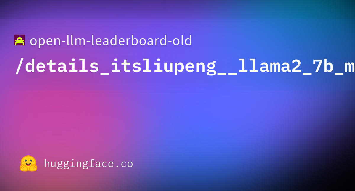 open-llm-leaderboard/details_itsliupeng__llama2_7b_mmlu · Datasets at ... open-llm-leaderboard/details_itsliupeng__llama2_7b_mmlu · Datasets at ...
