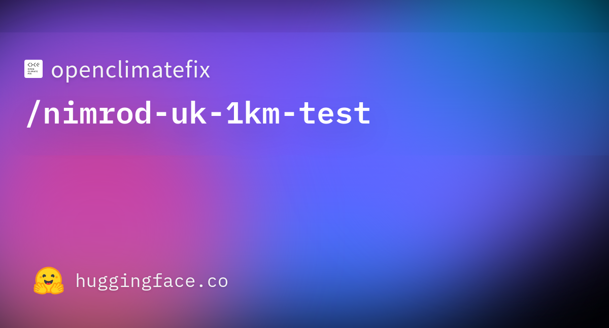 openclimatefix/nimrod-uk-1km-test at main openclimatefix/nimrod-uk-1km-test at main