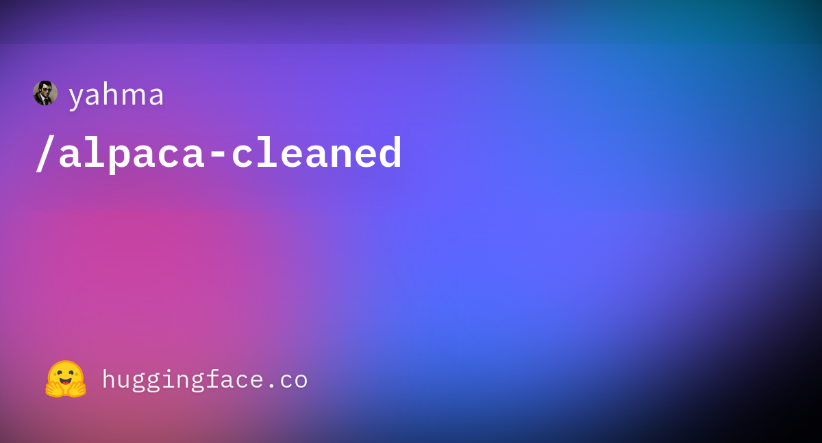 alpaca_data_cleaned.json · yahma/alpaca-cleaned at main alpaca_data_cleaned.json · yahma/alpaca-cleaned at main