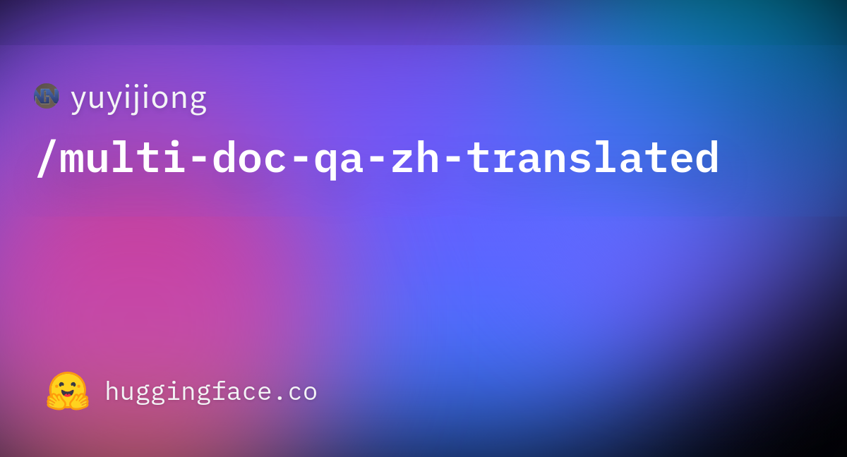 yuyijiong/multi-doc-qa-zh at main yuyijiong/multi-doc-qa-zh at main