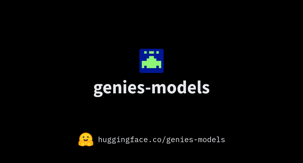 genies-models (GENIES) genies-models (GENIES)