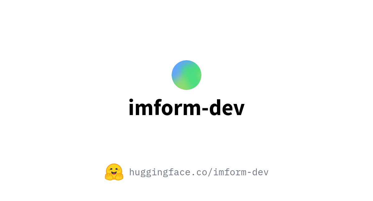 imform-dev (IMFORM) imform-dev (IMFORM)