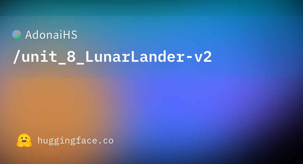 AdonaiHS/unit_8_LunarLander-v2 · Training metrics AdonaiHS/unit_8_LunarLander-v2 · Training metrics