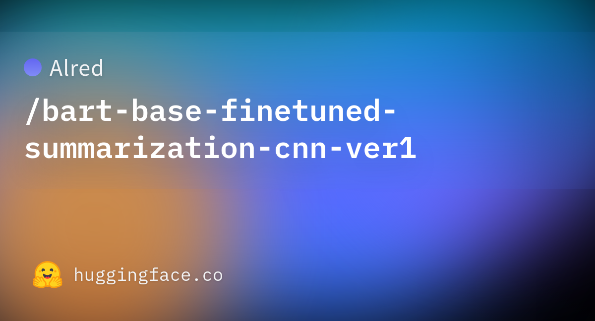 Alred/bart-base-finetuned-summarization-cnn-ver1 · Training metrics Alred/bart-base-finetuned-summarization-cnn-ver1 · Training metrics