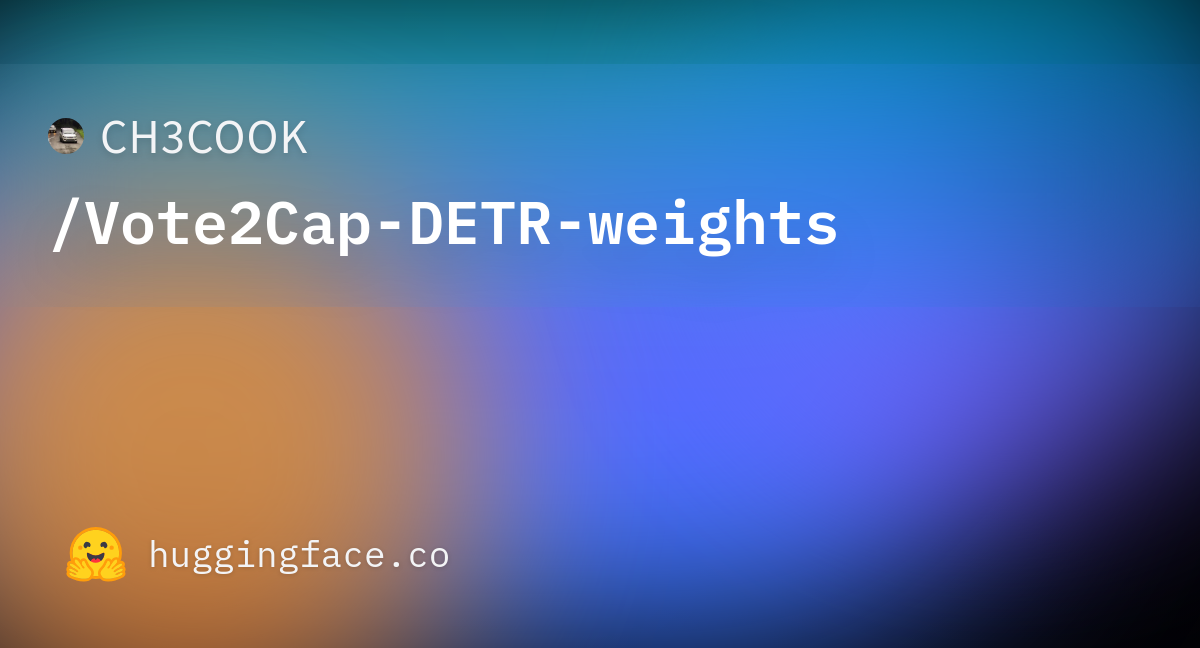 Vote2cap Detr Scanrefer Vote2cap Detr Xyz Rgb Normal Pth · Ch3cook