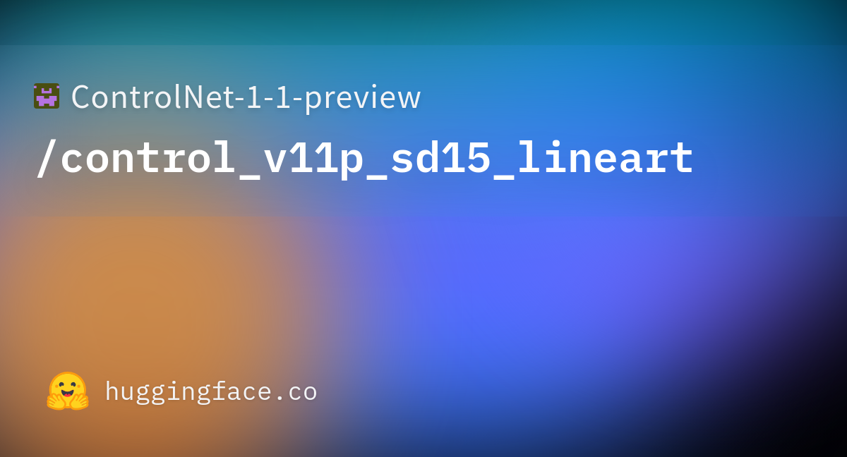 ControlNet-1-1-preview/control_v11p_sd15_lineart · Discussions ControlNet-1-1-preview/control_v11p_sd15_lineart · Discussions