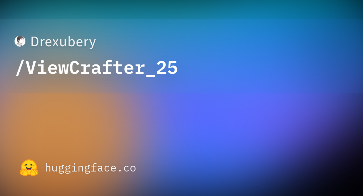 README.md · Drexubery/ViewCrafter_25 at main README.md · Drexubery/ViewCrafter_25 at main