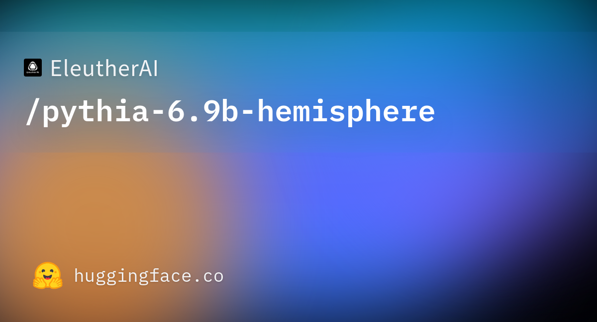 EleutherAI/pythia-6.9b-hemisphere · Hugging Face EleutherAI/pythia-6.9b-hemisphere · Hugging Face