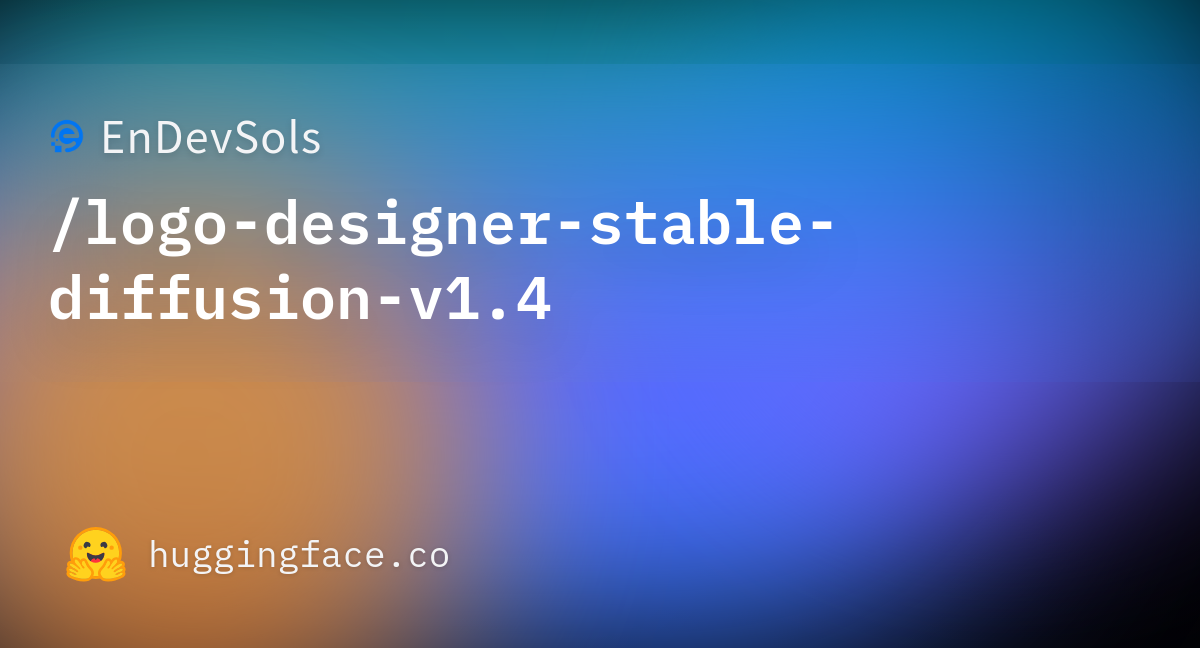 EnDevSols/logo-designer-stable-diffusion-v1.4 · Hugging Face EnDevSols/logo-designer-stable-diffusion-v1.4 · Hugging Face