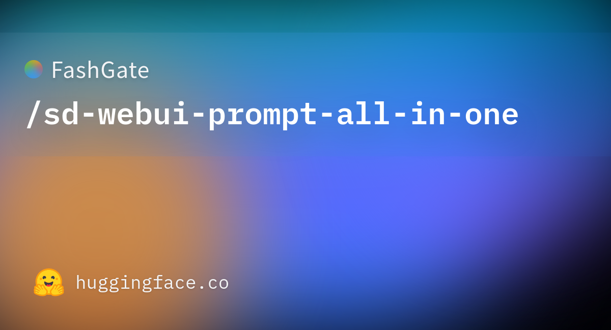 Commits · FashGate/sd-webui-prompt-all-in-one Commits · FashGate/sd-webui-prompt-all-in-one