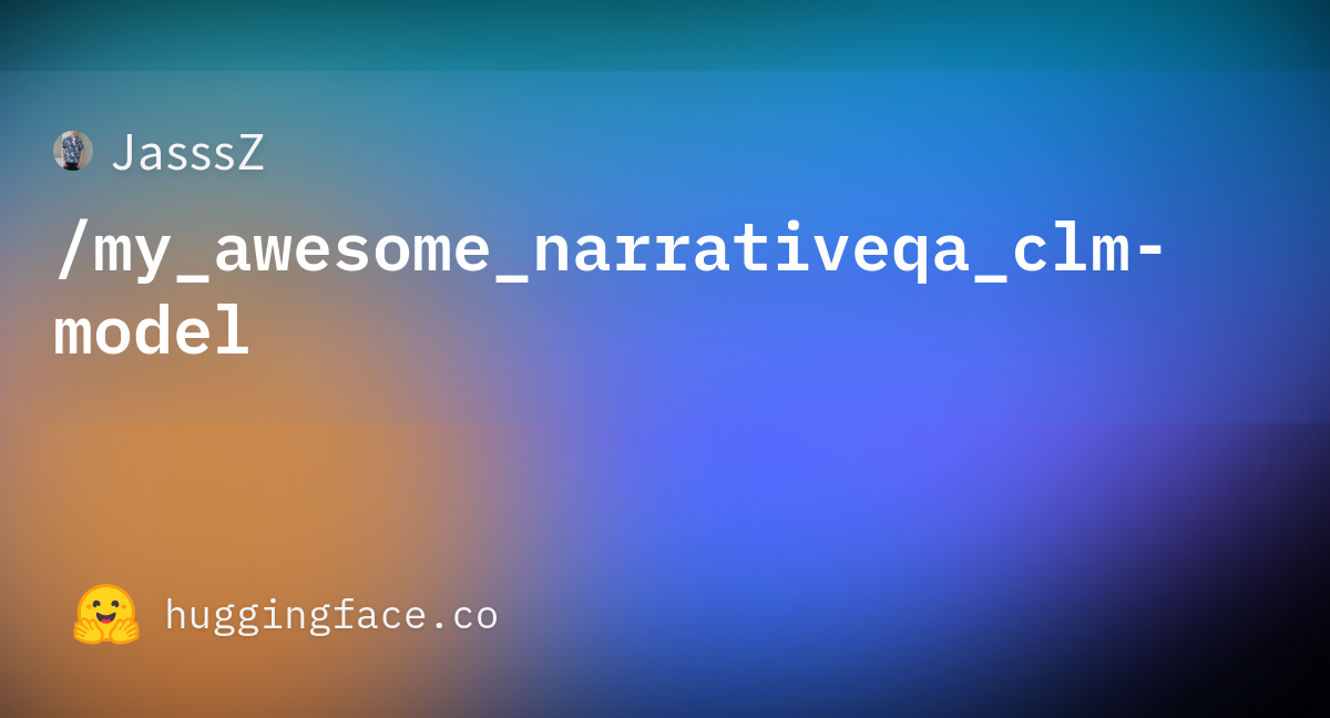 JasssZ/my_awesome_narrativeqa_clm-model · Training metrics JasssZ/my_awesome_narrativeqa_clm-model · Training metrics