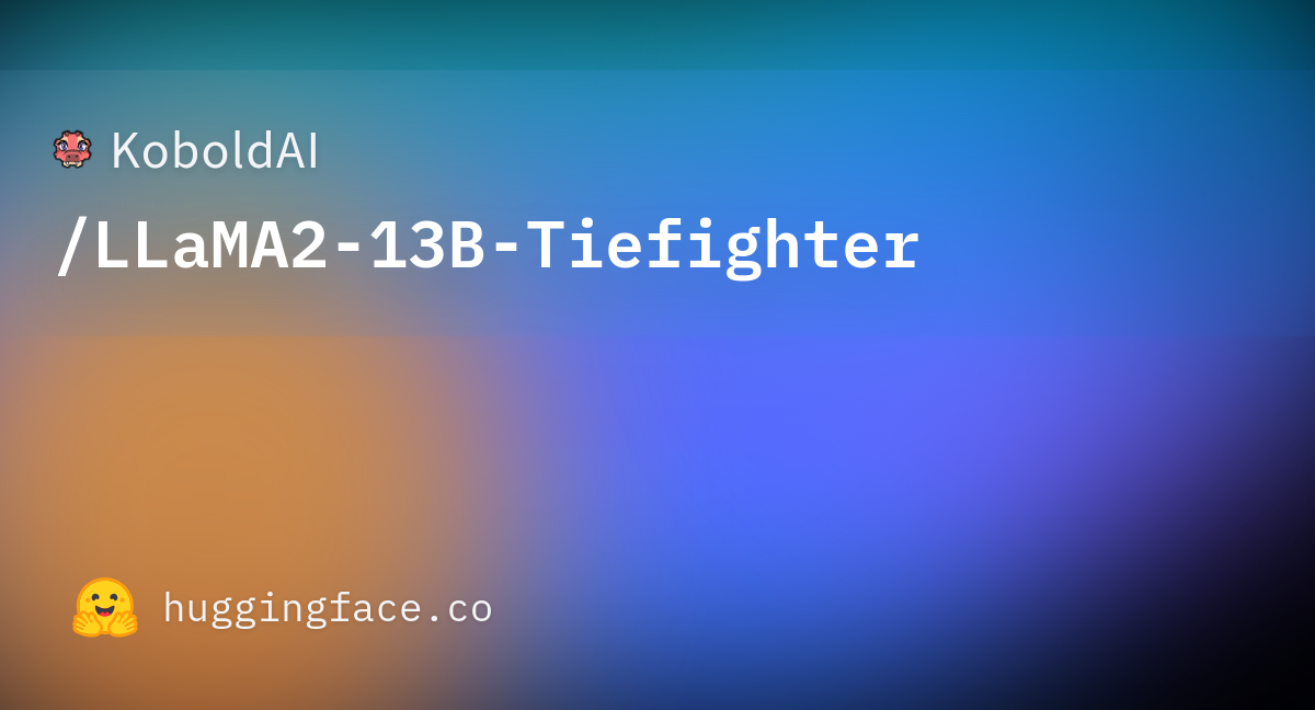 KoboldAI/LLaMA2-13B-Tiefighter · Hugging Face KoboldAI/LLaMA2-13B-Tiefighter · Hugging Face
