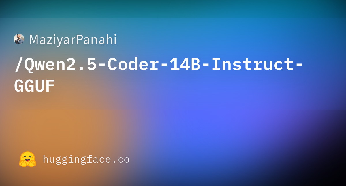 README.md · MaziyarPanahi/Qwen2.5-Coder-14B-Instruct-GGUF at main README.md · MaziyarPanahi/Qwen2.5-Coder-14B-Instruct-GGUF at main