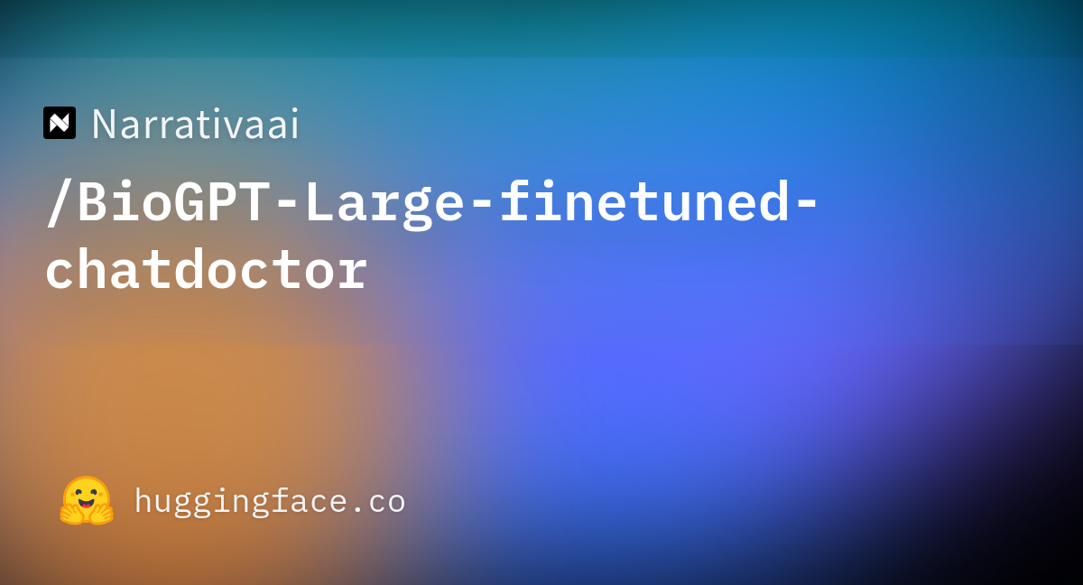 model.safetensors · Narrativaai/BioGPT-Large-finetuned-chatdoctor at main model.safetensors · Narrativaai/BioGPT-Large-finetuned-chatdoctor at main