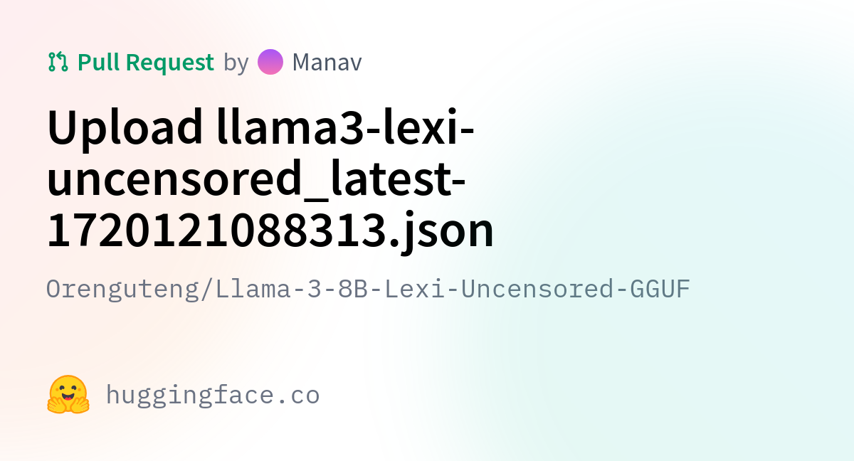 Orenguteng/Llama-3-8B-Lexi-Uncensored-GGUF · Upload llama3-lexi ... Orenguteng/Llama-3-8B-Lexi-Uncensored-GGUF · Upload llama3-lexi ...