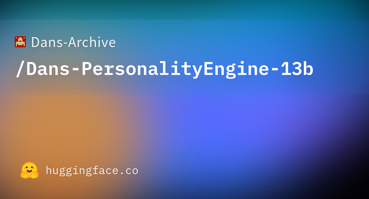 PocketDoc/Dans-PersonalityEngine-13b · Hugging Face PocketDoc/Dans-PersonalityEngine-13b · Hugging Face