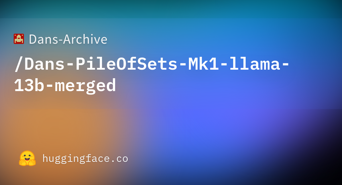 PocketDoc/Dans-PileOfSets-Mk1-llama-13b-merged · Hugging Face PocketDoc/Dans-PileOfSets-Mk1-llama-13b-merged · Hugging Face