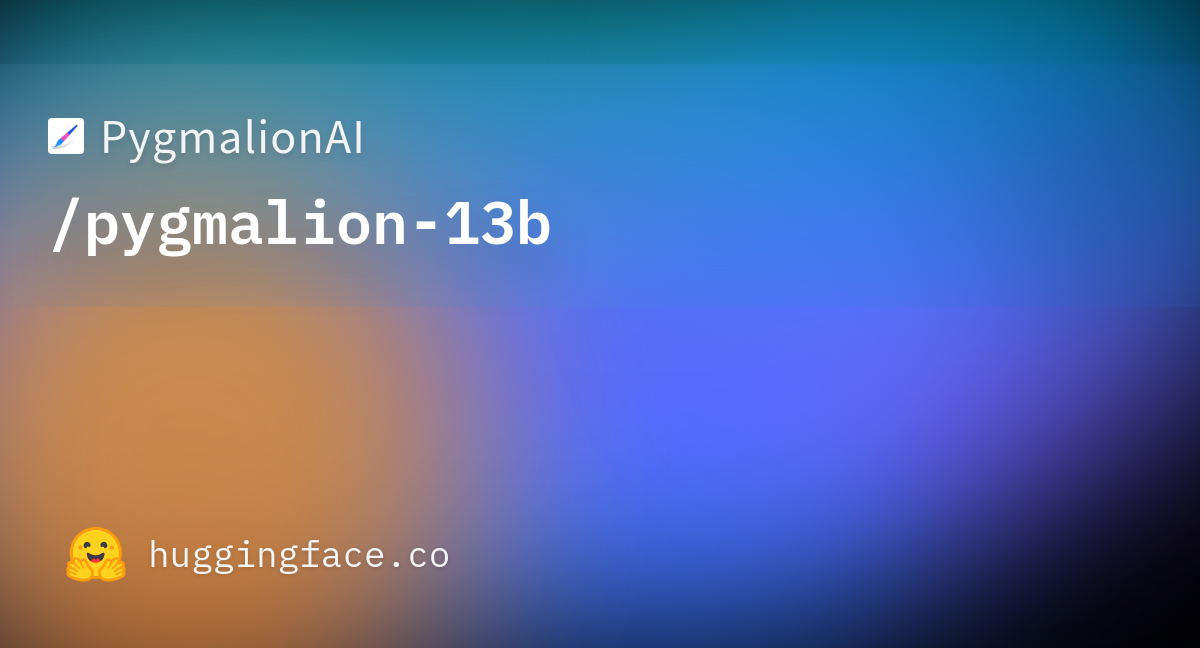 PygmalionAI/pygmalion-13b · Hugging Face PygmalionAI/pygmalion-13b · Hugging Face