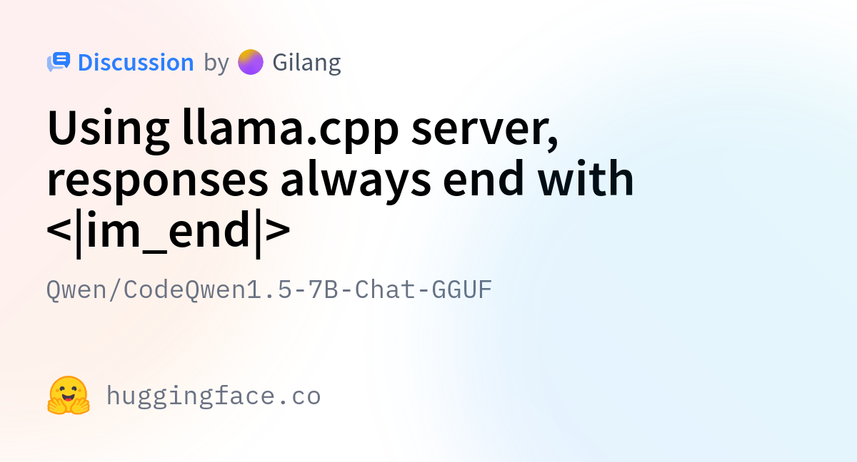 Qwen/CodeQwen1.5-7B-Chat-GGUF · Using llama.cpp server, responses ... Qwen/CodeQwen1.5-7B-Chat-GGUF · Using llama.cpp server, responses ...
