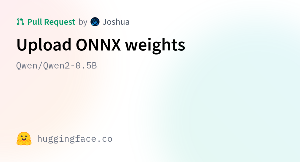 Qwen/Qwen2-0.5B · Upload ONNX weights Qwen/Qwen2-0.5B · Upload ONNX weights