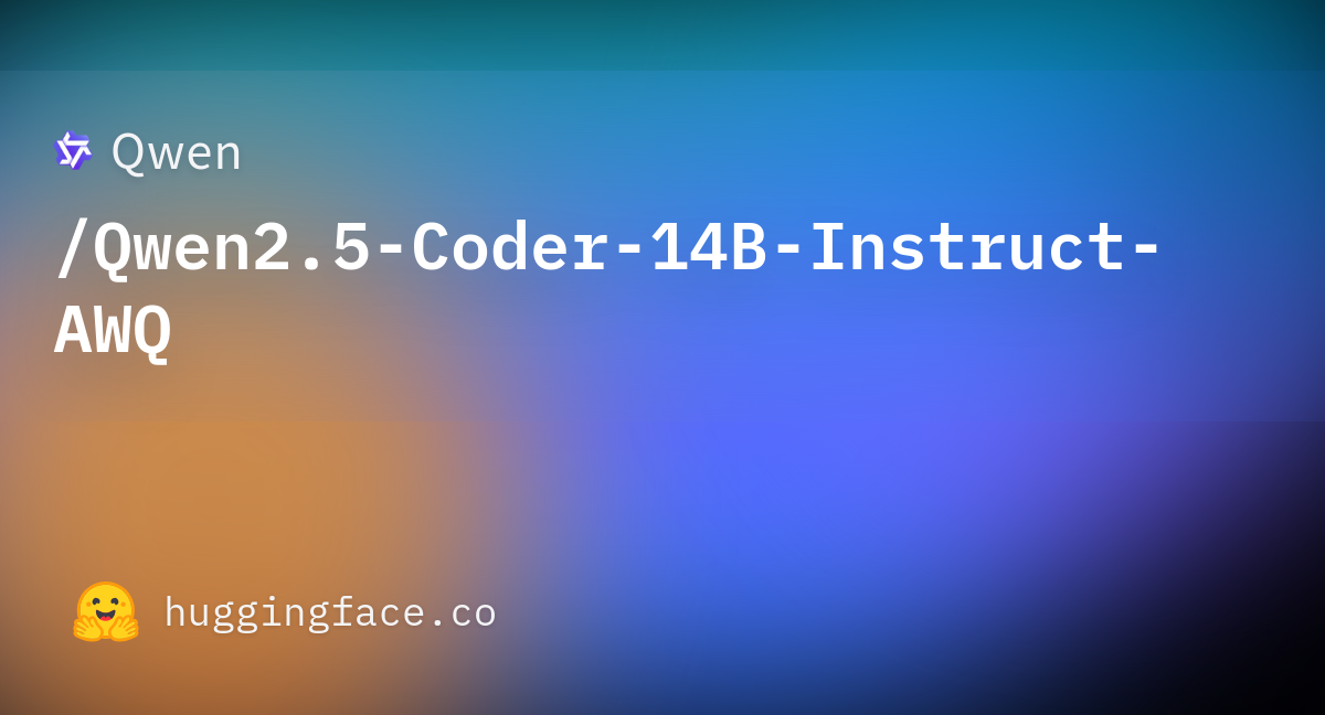 README.md · Qwen/Qwen2.5-Coder-14B-Instruct-AWQ at main README.md · Qwen/Qwen2.5-Coder-14B-Instruct-AWQ at main