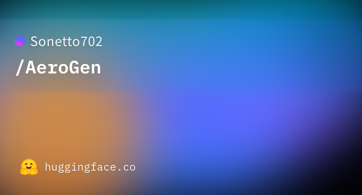 README.md · Sonetto702/AeroGen at main README.md · Sonetto702/AeroGen at main
