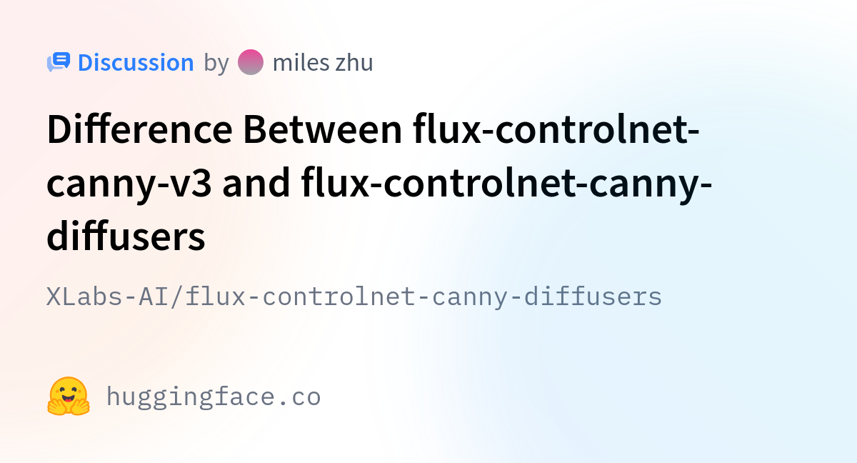 XLabs-AI/flux-controlnet-canny-diffusers · Difference Between flux ... XLabs-AI/flux-controlnet-canny-diffusers · Difference Between flux ...