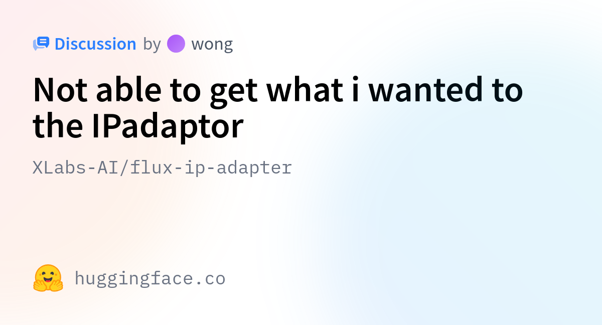 XLabs-AI/flux-ip-adapter · Not able to get what i wanted to the IPadaptor XLabs-AI/flux-ip-adapter · Not able to get what i wanted to the IPadaptor