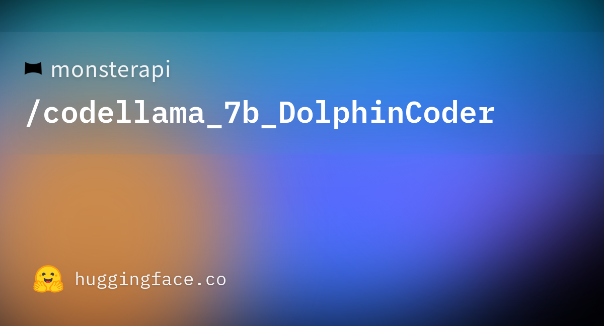 Zangs3011/codellama_7b_DolphinCoder · Hugging Face Zangs3011/codellama_7b_DolphinCoder · Hugging Face
