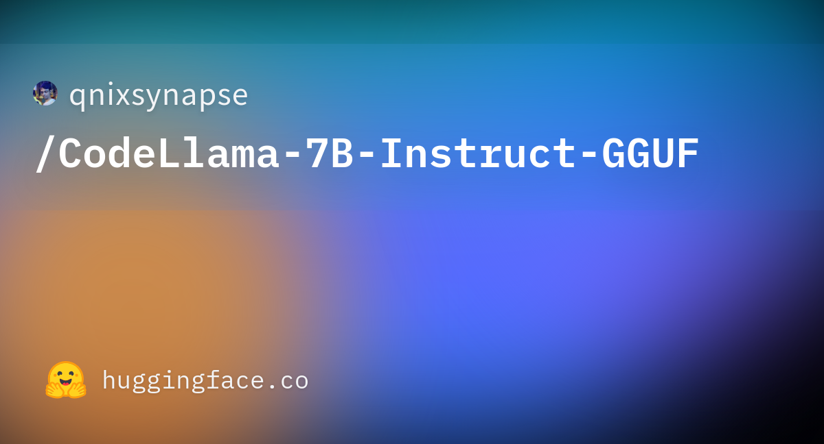 akarshanbiswas/CodeLlama-7B-Instruct-GGUF · Hugging Face akarshanbiswas/CodeLlama-7B-Instruct-GGUF · Hugging Face